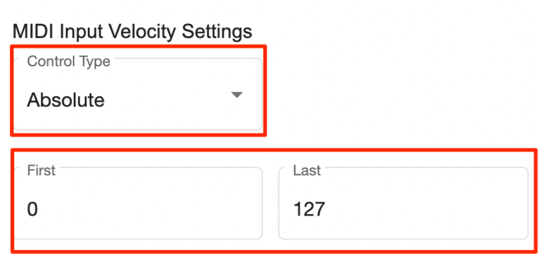 MIDI Velocity Settings - Remotify Community